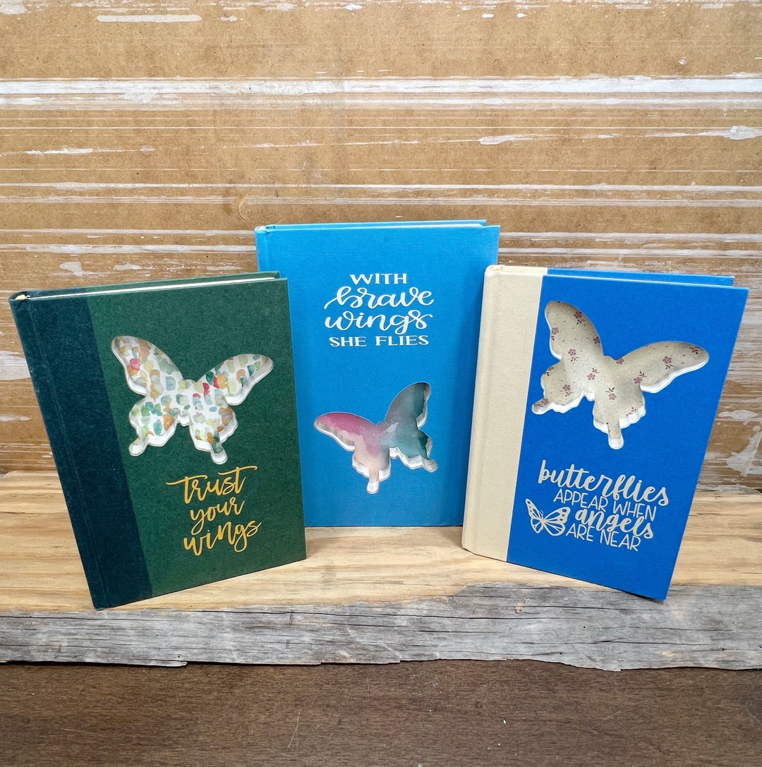 Butterfly Book Art, Memorial Butterfly Decor, Butterfly Nursery Decor ...