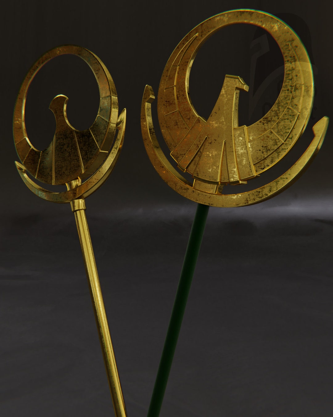 Athena's Staff(2 Versions) From Saint Seiya - 3d Printable Files ...