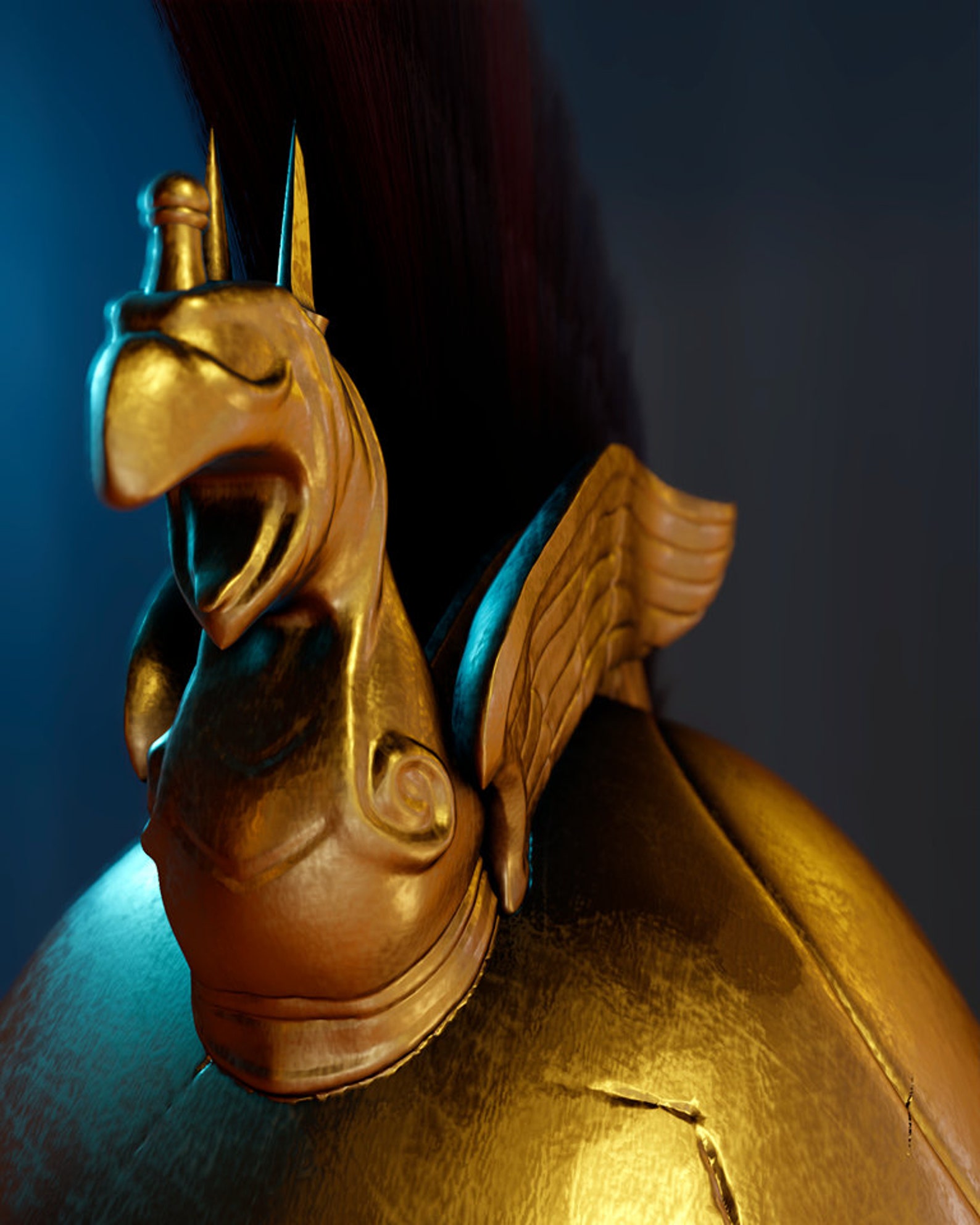 AC Odyssey Alexios/kassandra Helmet 3D Print Files (digital File) - Etsy