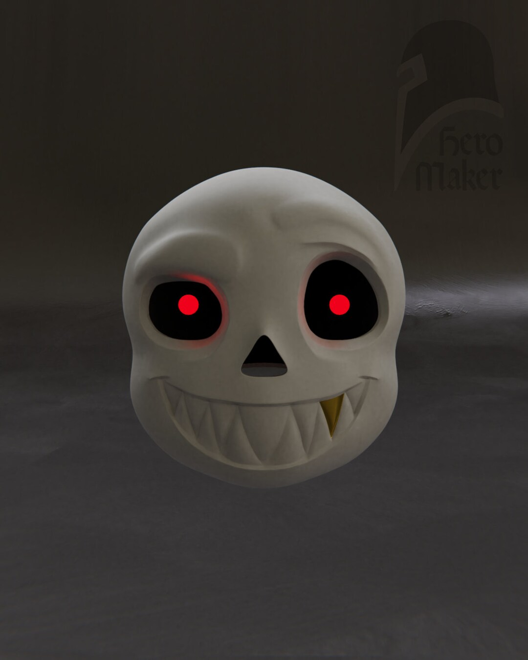 Fell Sans Helmet - Undertale 3D Print Model (digital File) - Etsy