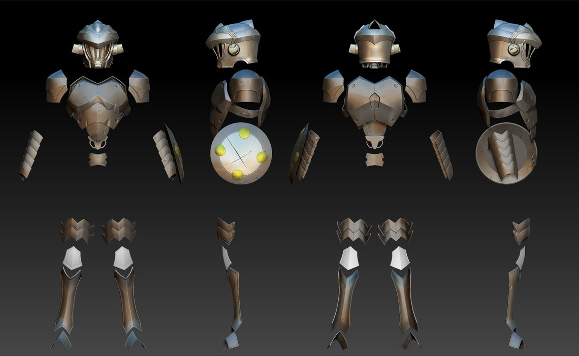 Goblin Slayer Full Armor and Sword for 3D Printdigital File - Etsy