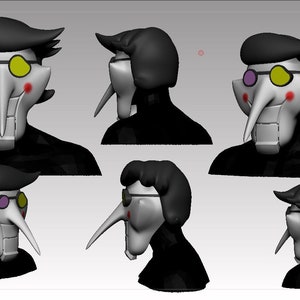 Deltarune Spamton Helmet - 3D Print Model (digital File) - Etsy
