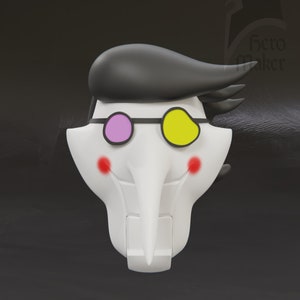 Deltarune Spamton Helmet - 3D Print Model (digital File) - Etsy