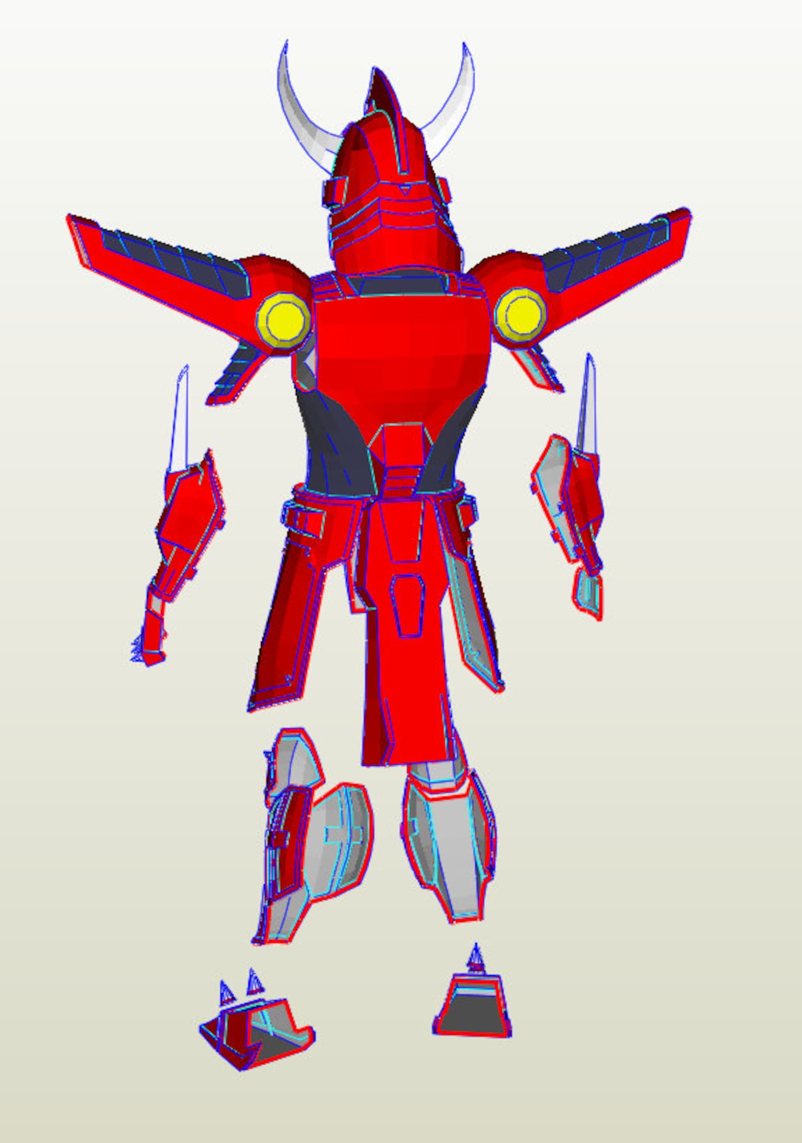 Ryo Sanada Fire Armor Yoroiden Samurai Troopers digital - Etsy