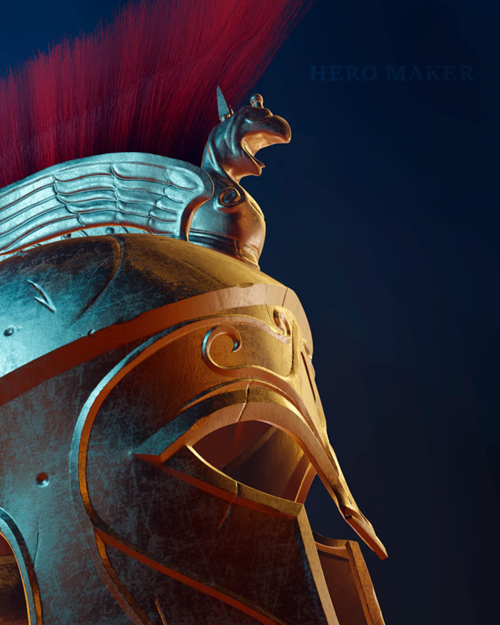 AC Odyssey Alexios/kassandra Helmet 3D Print Files (digital File) - Etsy