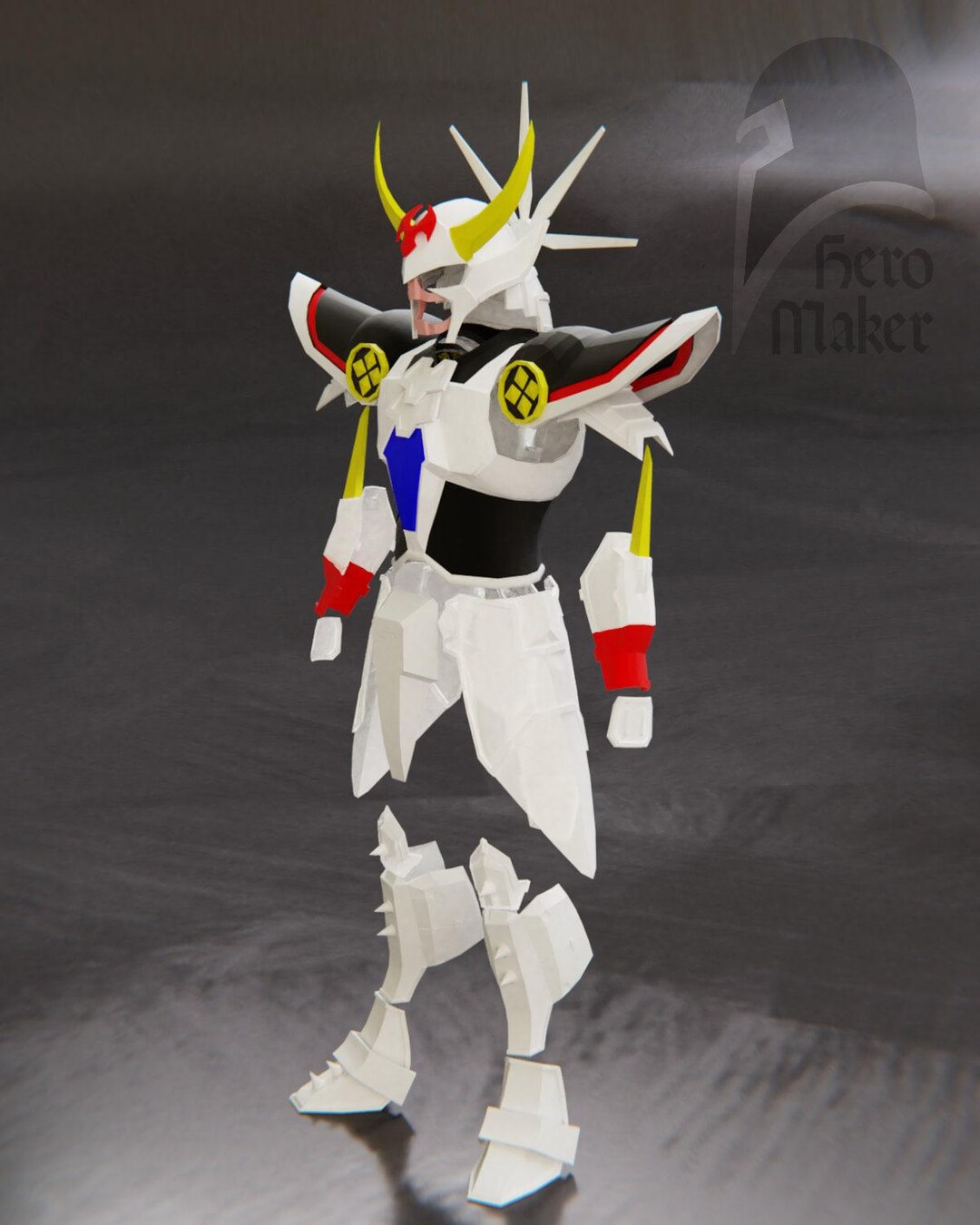 Ryo Sanada Inferno Armor - Yoroiden Samurai Troopers (3D Printable) - Etsy