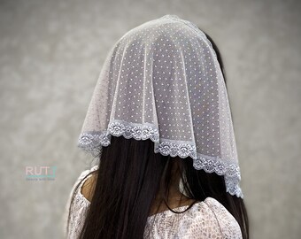 Lace Headband Church Head Covering Orthodox Church or Chapel - Etsy