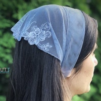 Veiling Slip on Knit Headcovering for Christian Women Prayer Veil White ...