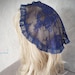 Black Soft Chantilly Small Catholic Veil Church or Chapel Round Cap ...