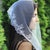 Small Catholic Veil Church or Chapel Round Cap Rhinestones Mantilla ...