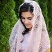 Small Catholic Veil Church or Chapel Round Cap Rhinestones Mantilla ...
