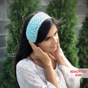 Lace Headband Church Head Covering Orthodox Church or Chapel Head Wrap ...