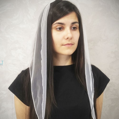 Christian Glitter Scarf Church Head Covering Orthodox Head - Etsy