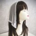 Soft Dotted Tull and Lace Church Head Covering RUTTSHOP - Etsy