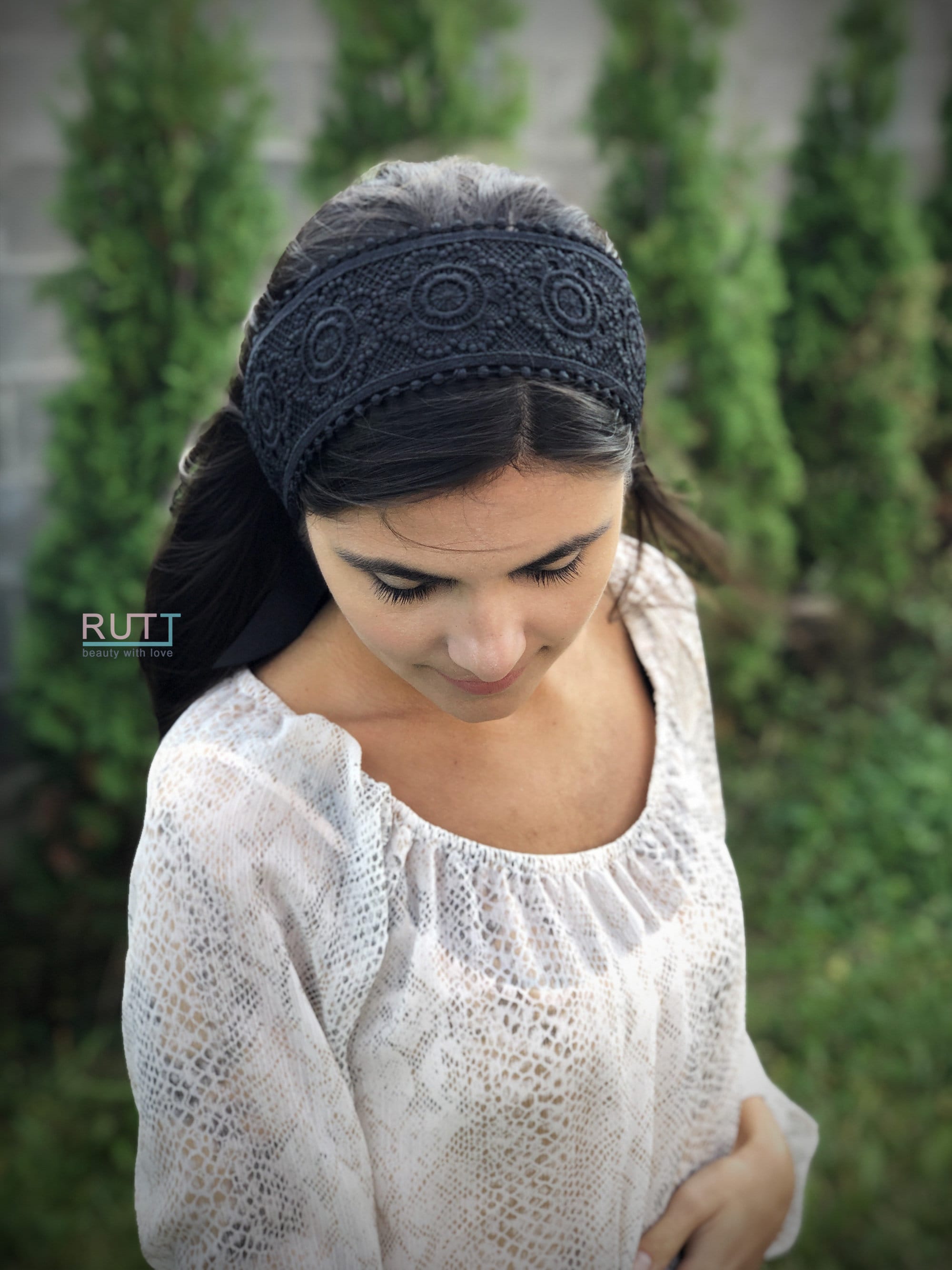 Lace Headband Church Head Covering Orthodox Church or Chapel Head Wrap ...