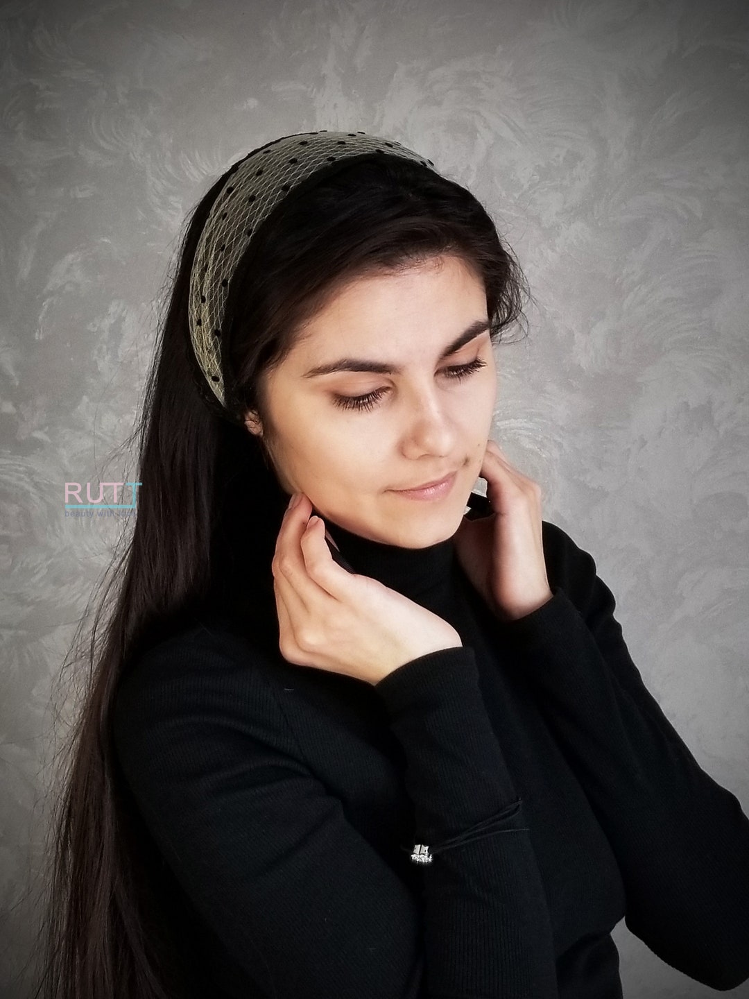 Dotted Headband Church Head Covering Orthodox Church or Chapel Head ...