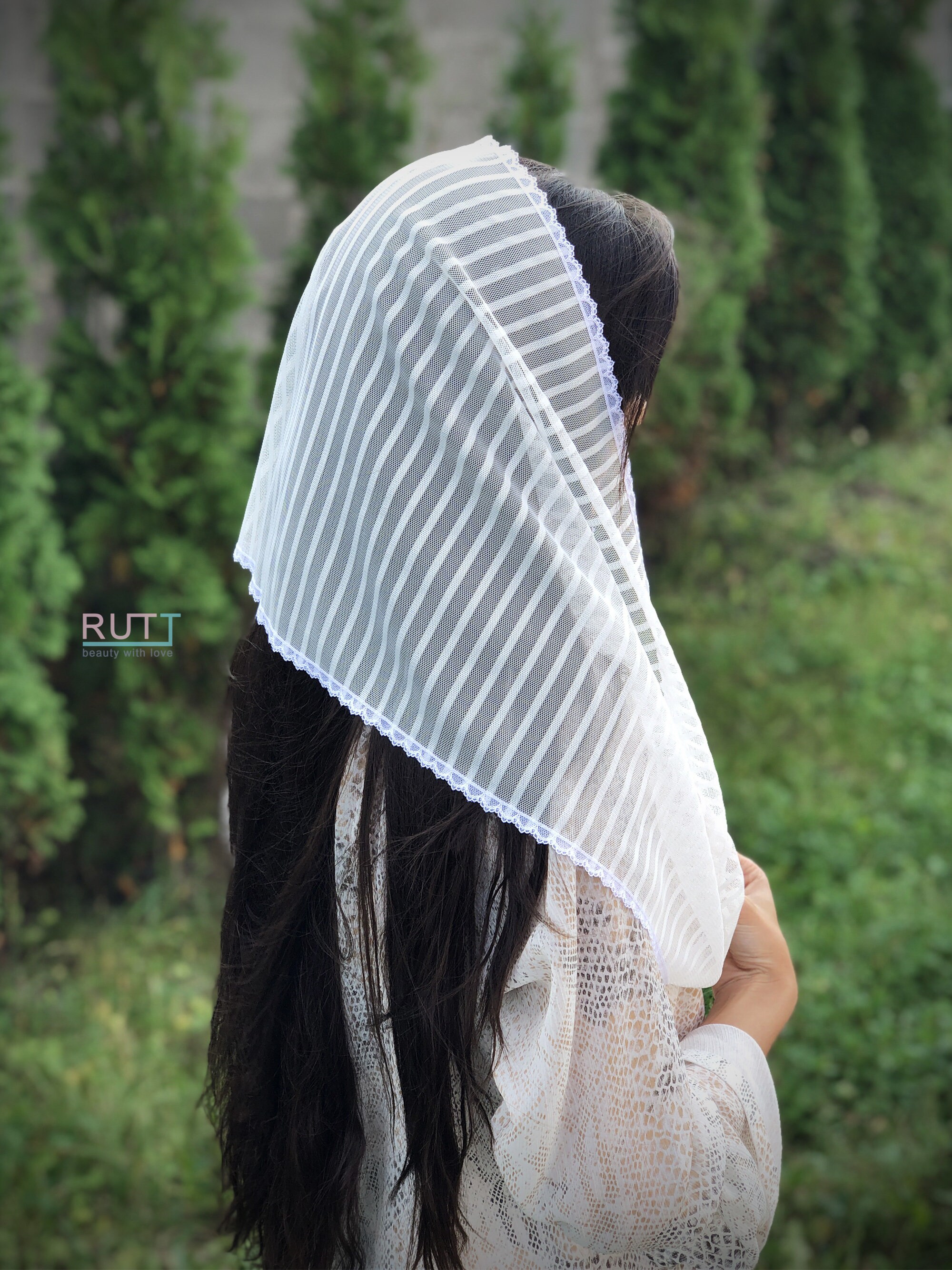 Infinity Church head covering Orthodox veils Catholic veil | Etsy