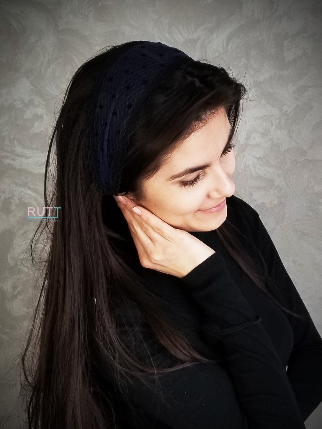 Dotted Headband Church Head Covering Orthodox Church or Chapel Head ...