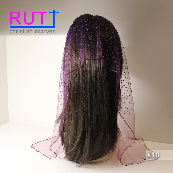 Bufanda cabeza Iglesia bufanda cabeza cubriendo velos - Etsy España