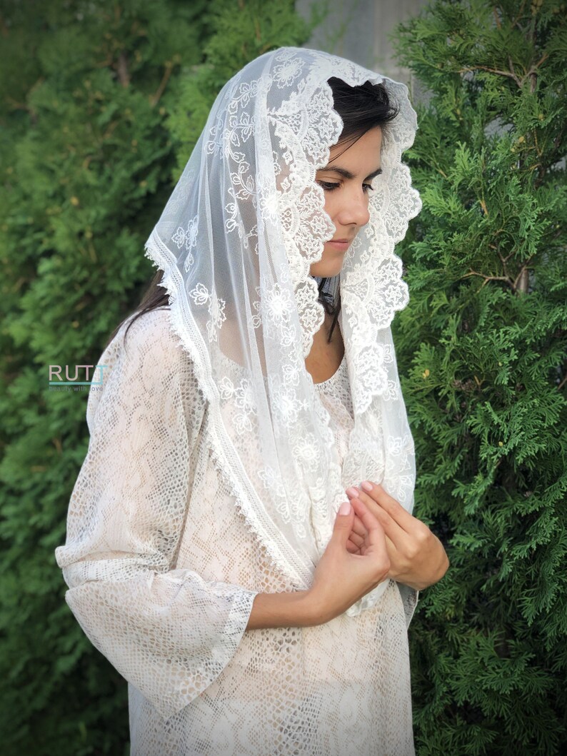 Infinity Church Head Covering Spanish Traditional Catholic - Etsy