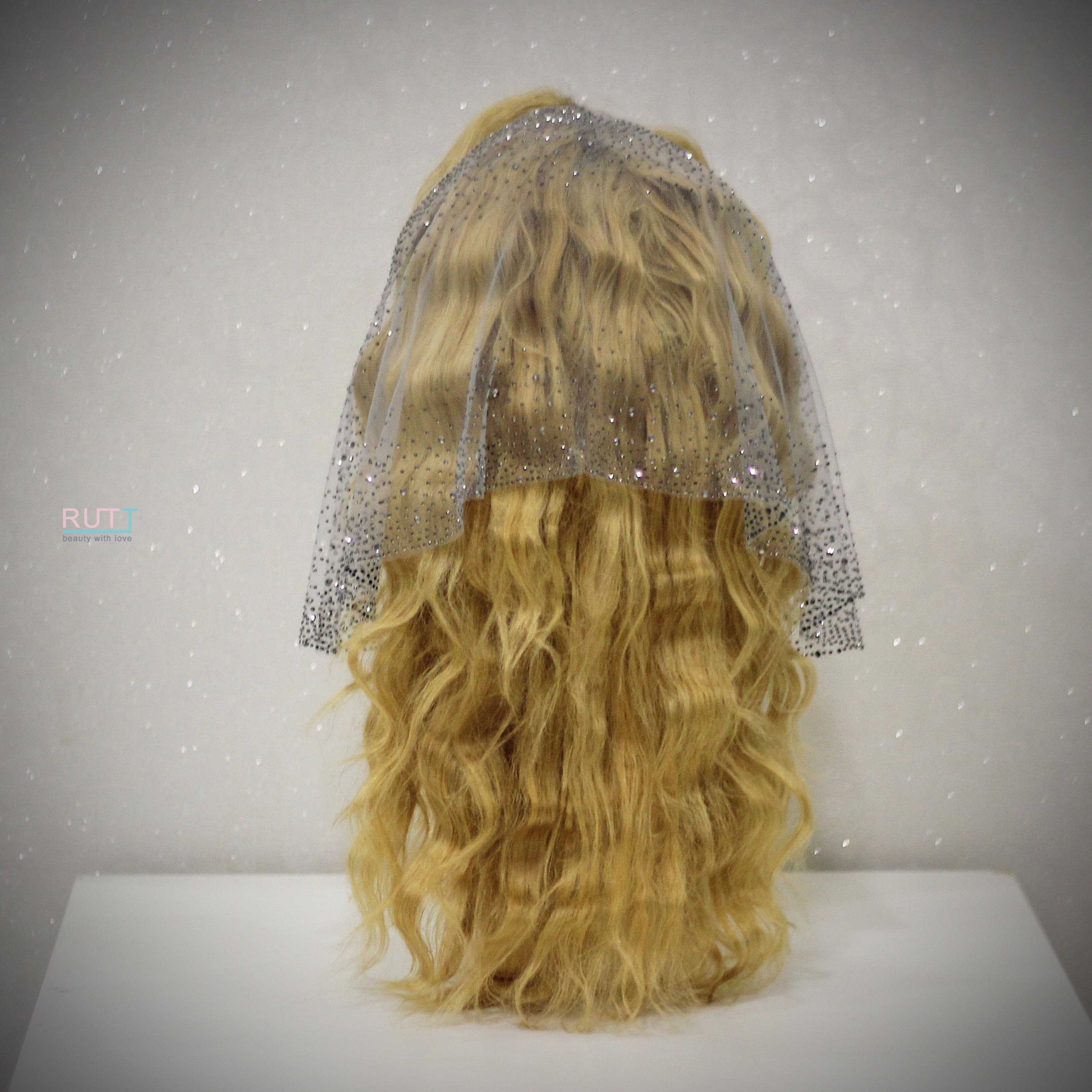Grey Head Covering Wrap Orthodox Veils With Rhinestone - Etsy