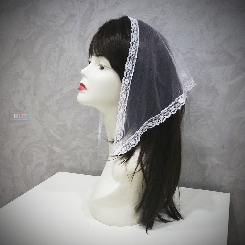 Church Head Covering Orthodox Short Head Wrap RUTTSHOP Catholic Veil ...