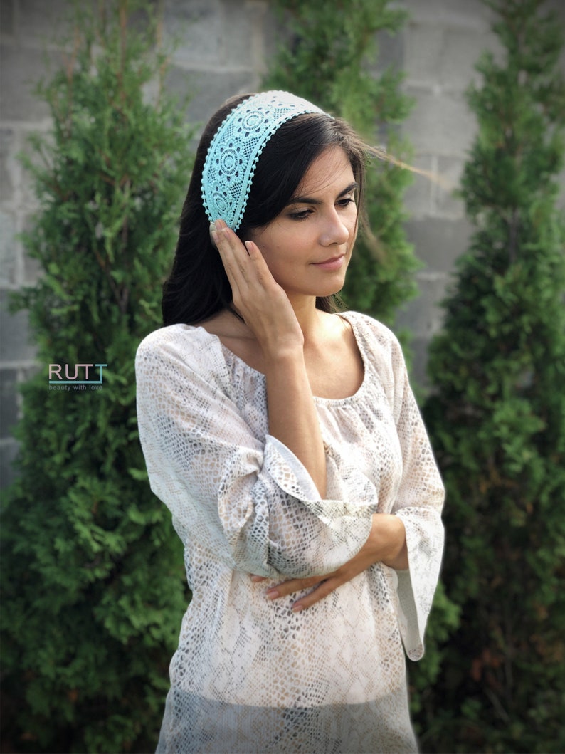 Lace Headband Church Head Covering Orthodox Church or Chapel Head Wrap ...