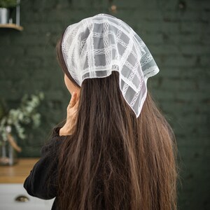 Church 6 Colors Lace Headband Kerchief Multi-style Headwrap Latin Mass ...