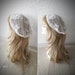 Elegant Lace Chapel Round Veil Cap Mantilla Girl Head Covering Cap Cap ...