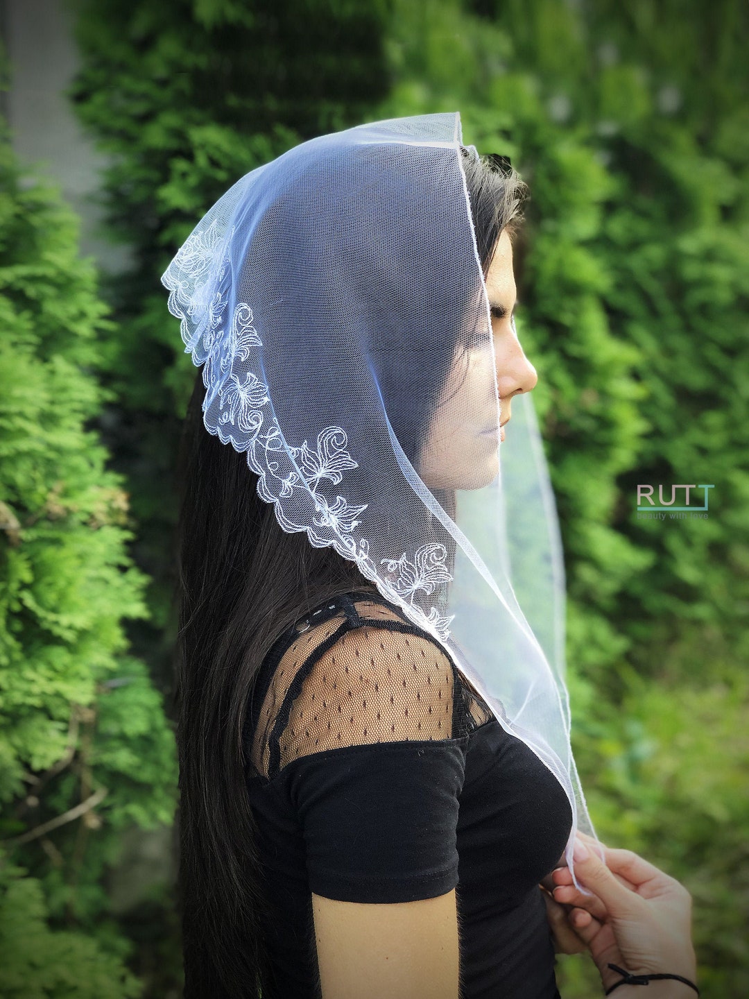 Scarf Head Church Scarf Head Covering Orthodox Veils Catholic Veil ...