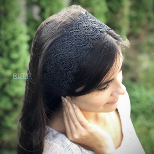 Lace Headband Church Head Covering Orthodox Church or Chapel Head Wrap ...