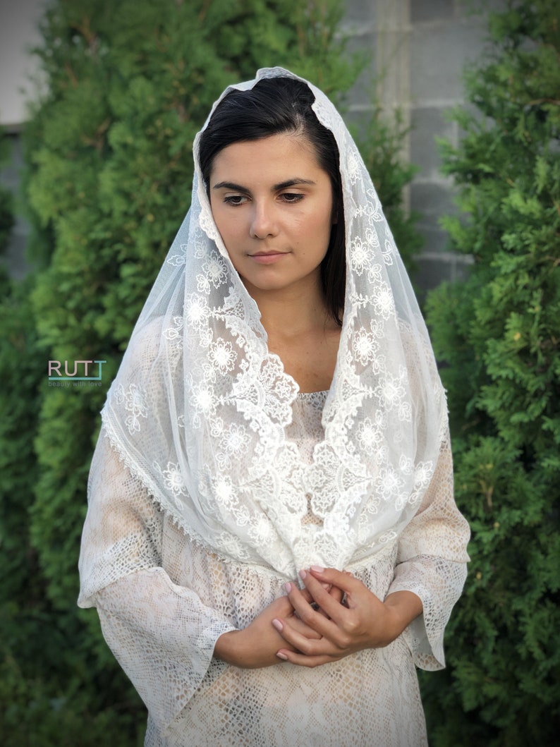 Infinity Church Head Covering Spanish Traditional Catholic - Etsy