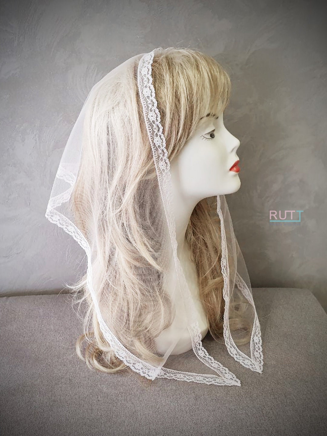 Church Head Covering Orthodox Shawl Catholic Veil Church or Chapel Veil ...