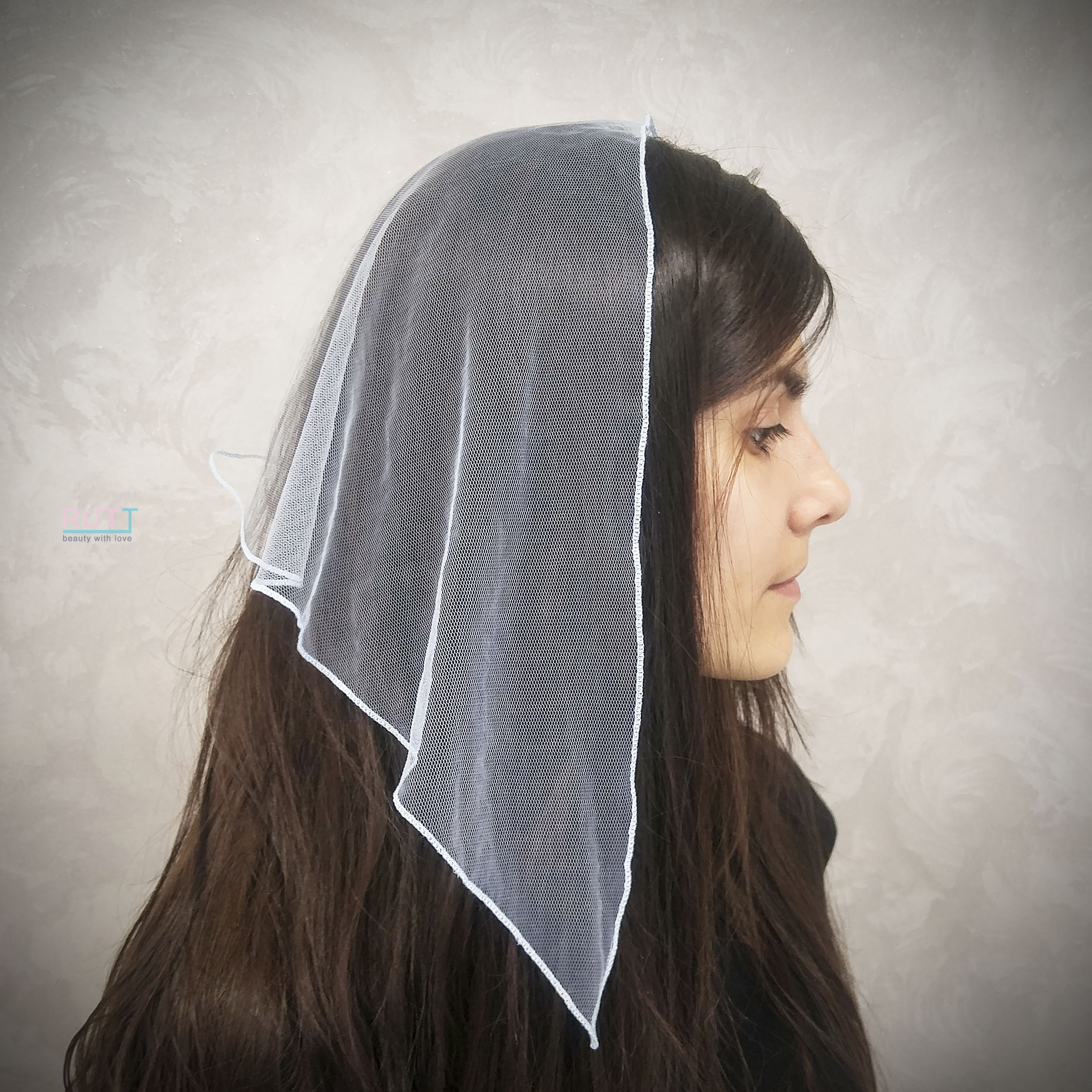 Short Chapel Veil Church Head Covering Orthodox Veils Catholic - Etsy