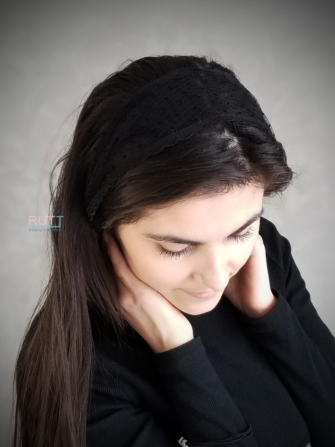 Dotted Headband Church Head Covering Orthodox Church or Chapel Head ...