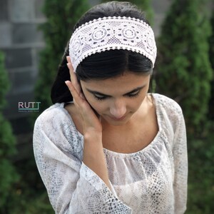 Lace Headband Church Head Covering Orthodox Church or Chapel Head Wrap ...