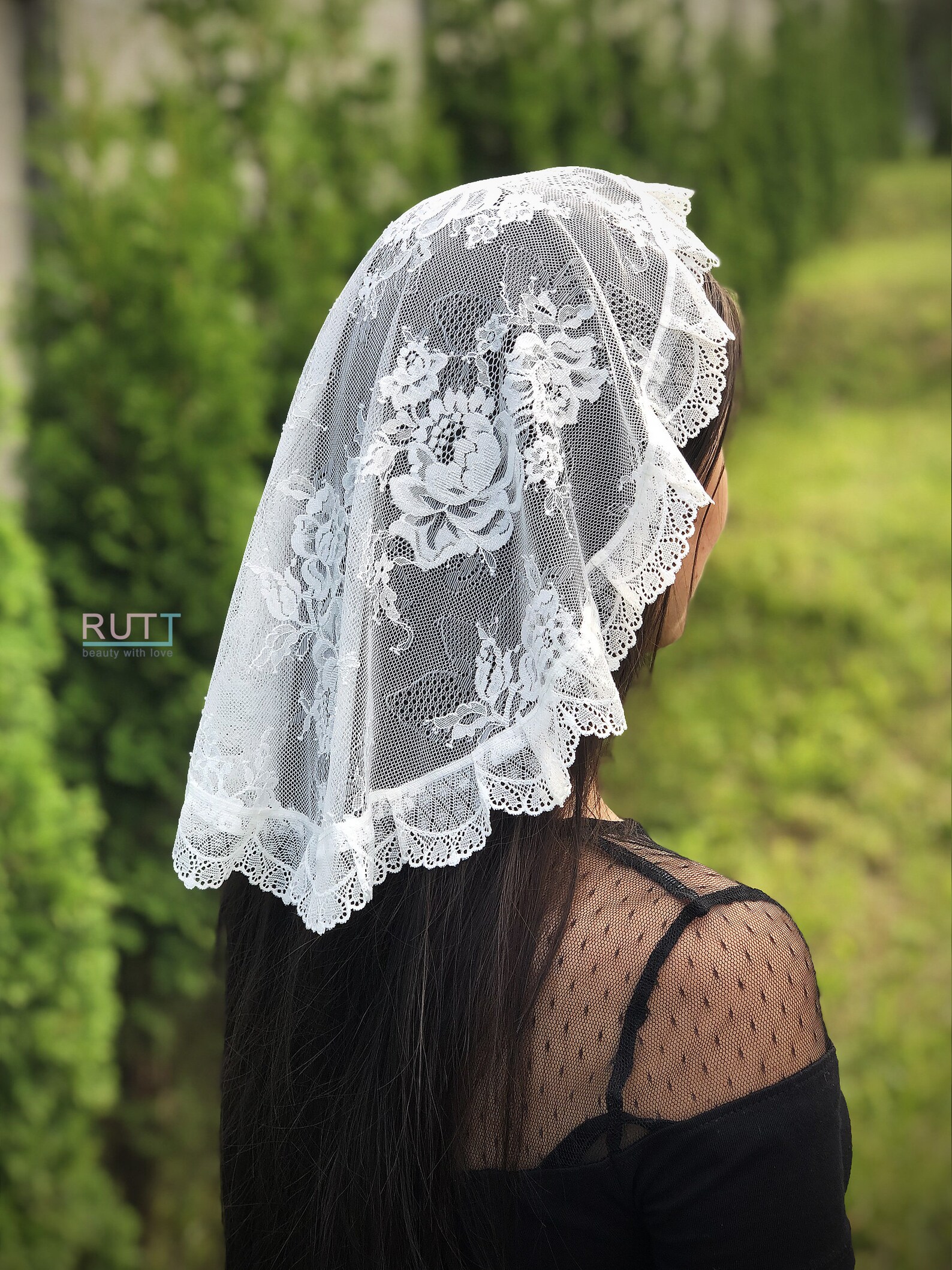 Lace Round Cap Church Head Covering Orthodox Veils Catholic - Etsy