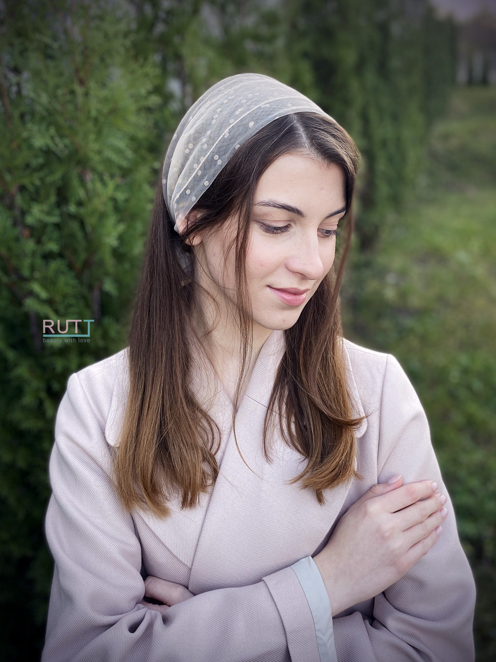 Dotted Scarf Head Covering Orthodox Veils Catholic Shawl | Etsy