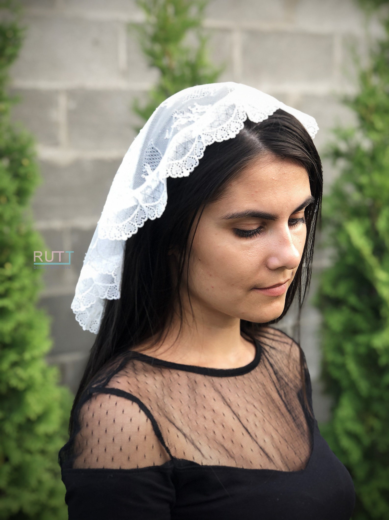 Lace Round Cap Church Head Covering Orthodox Veils Catholic - Etsy