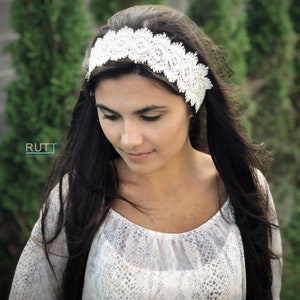 Lace Headband Church Head Covering Orthodox Church or Chapel Head Wrap ...