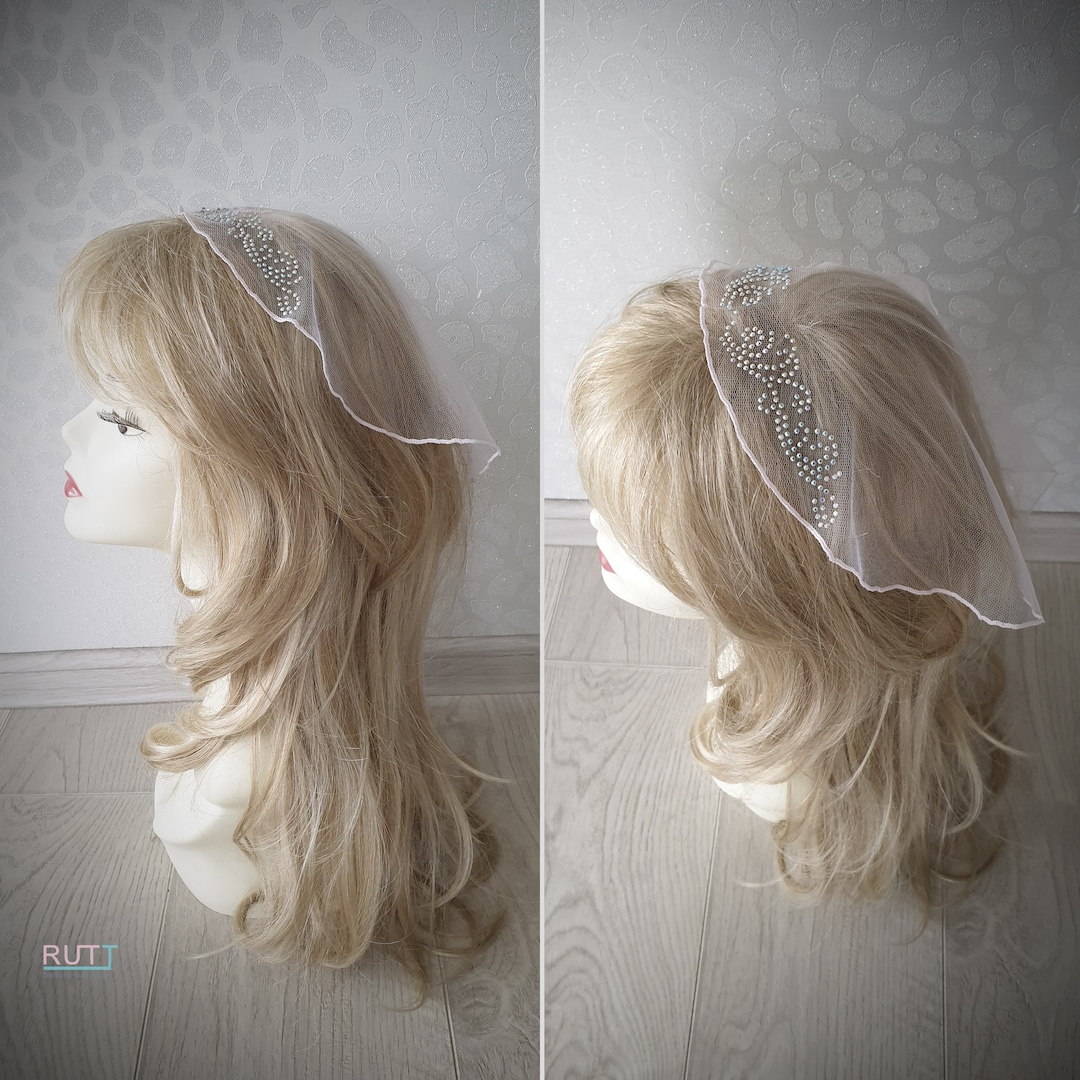 Small Catholic Veil Church or Chapel Round Cap Mantilla Girl Head ...