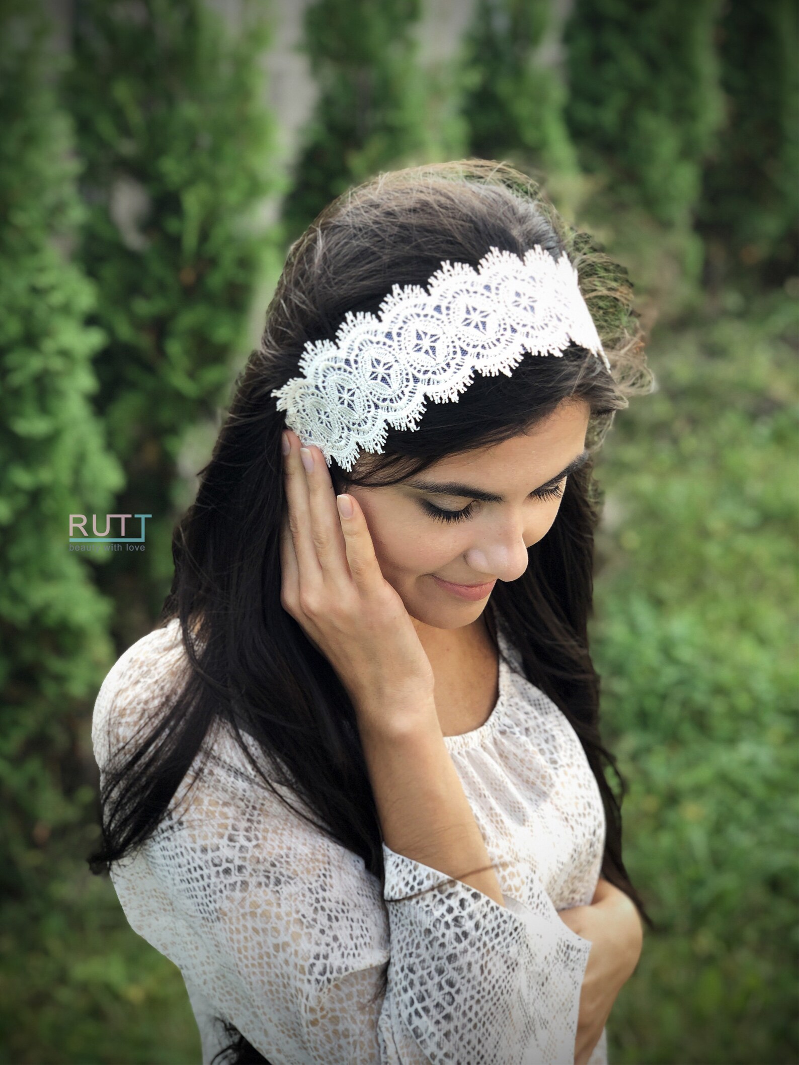 Lace Headband Church Head Covering Orthodox Church or Chapel - Etsy