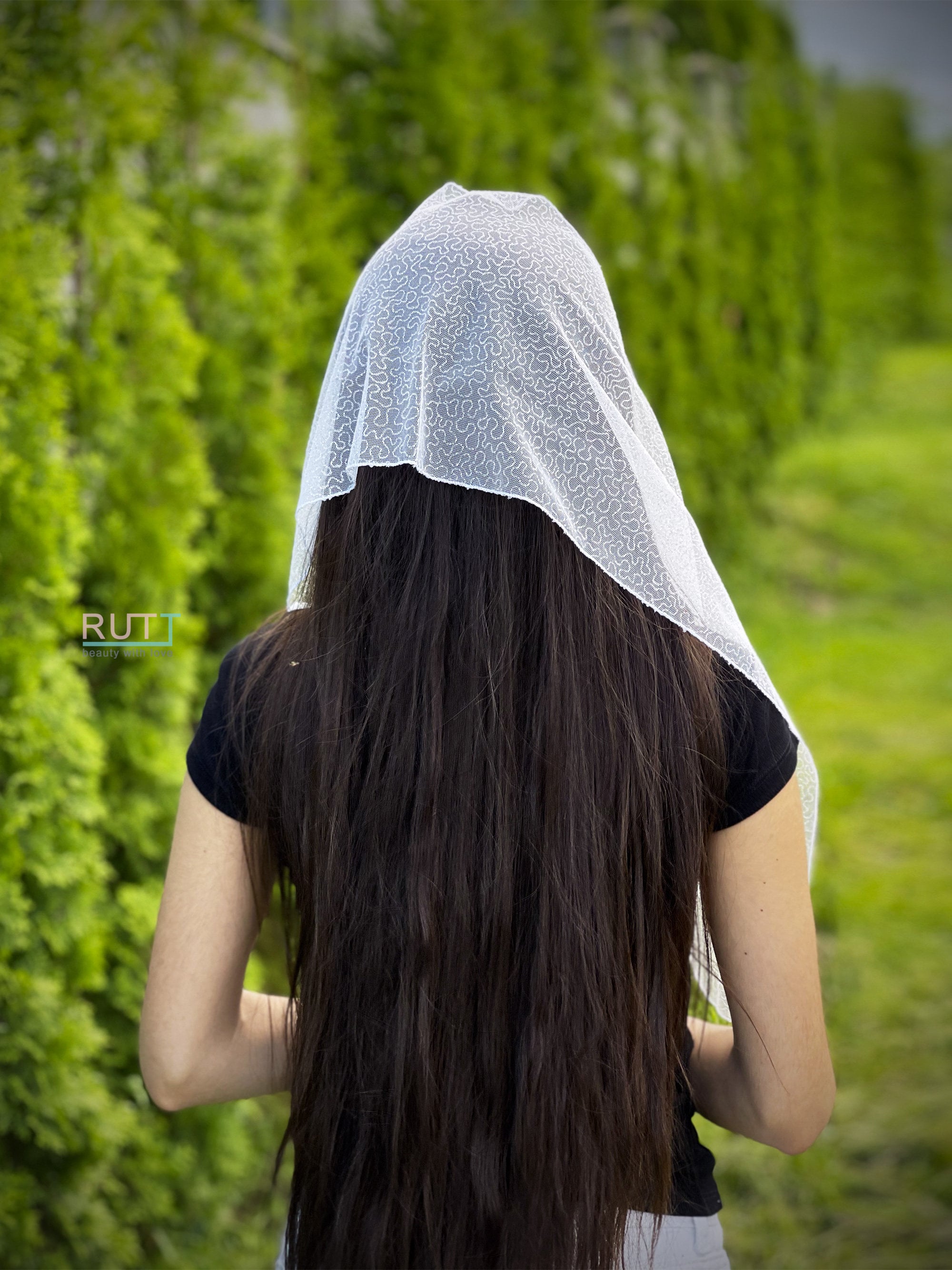 Christian Glitter Scarf Church Head Covering Orthodox Head | Etsy