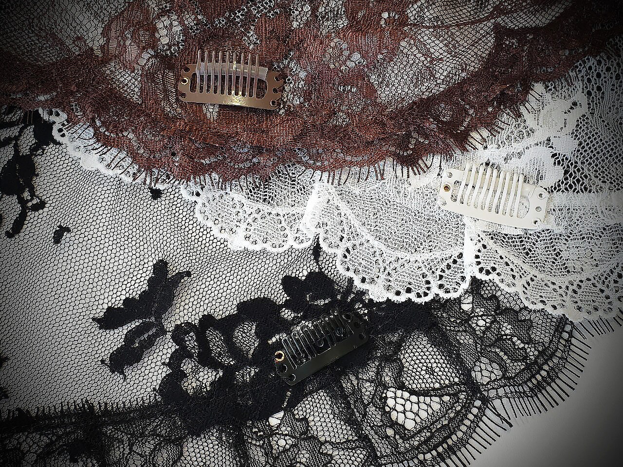 Princess Style Grey Chapel Round Veil Shantili Lace Mantila Headwrap ...