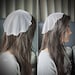 Black Chapel Round Cap With Dark Brown Rhinestones Decoration Mantilla ...