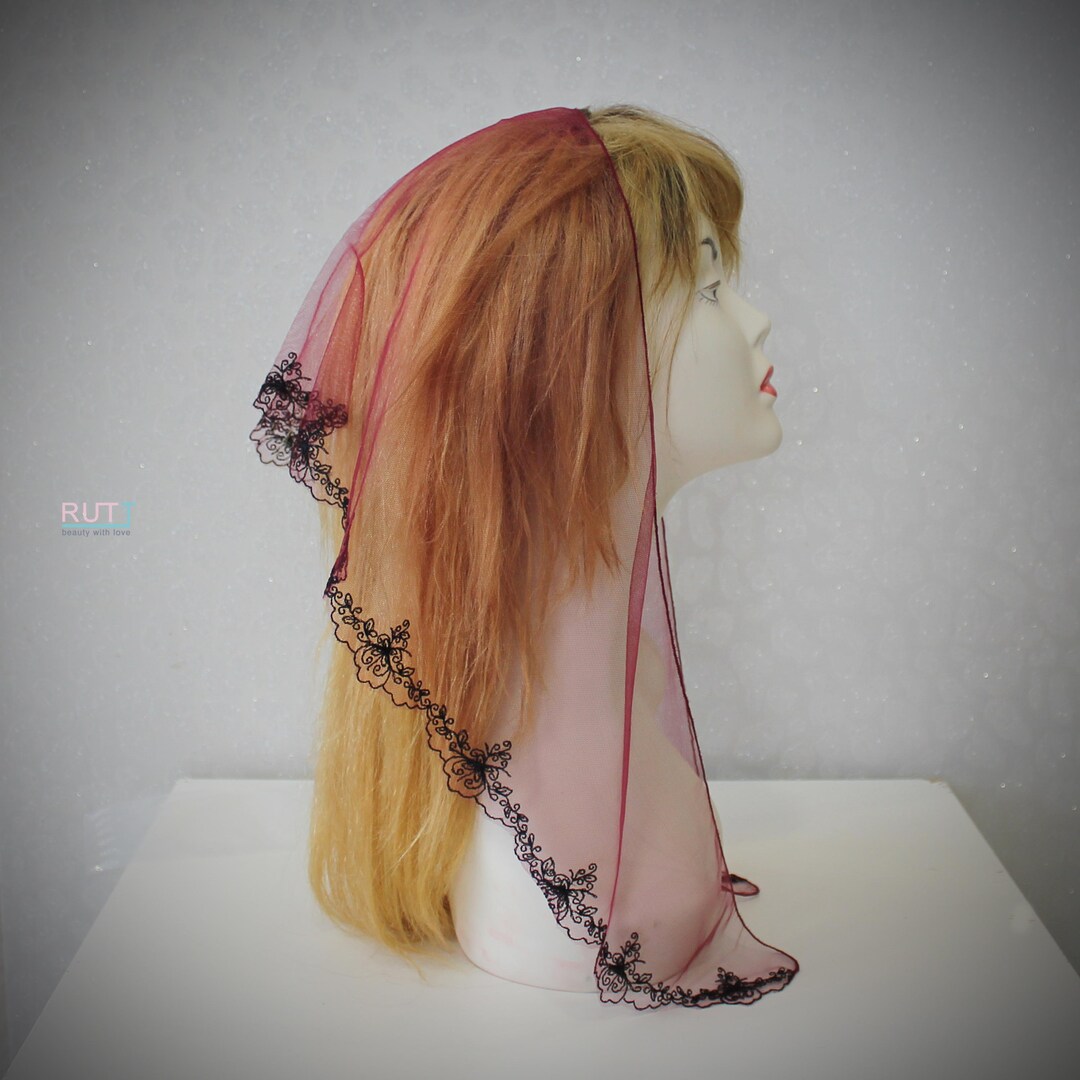 Scarf Head Church Scarf Head Covering Orthodox Veils Catholic Veil ...