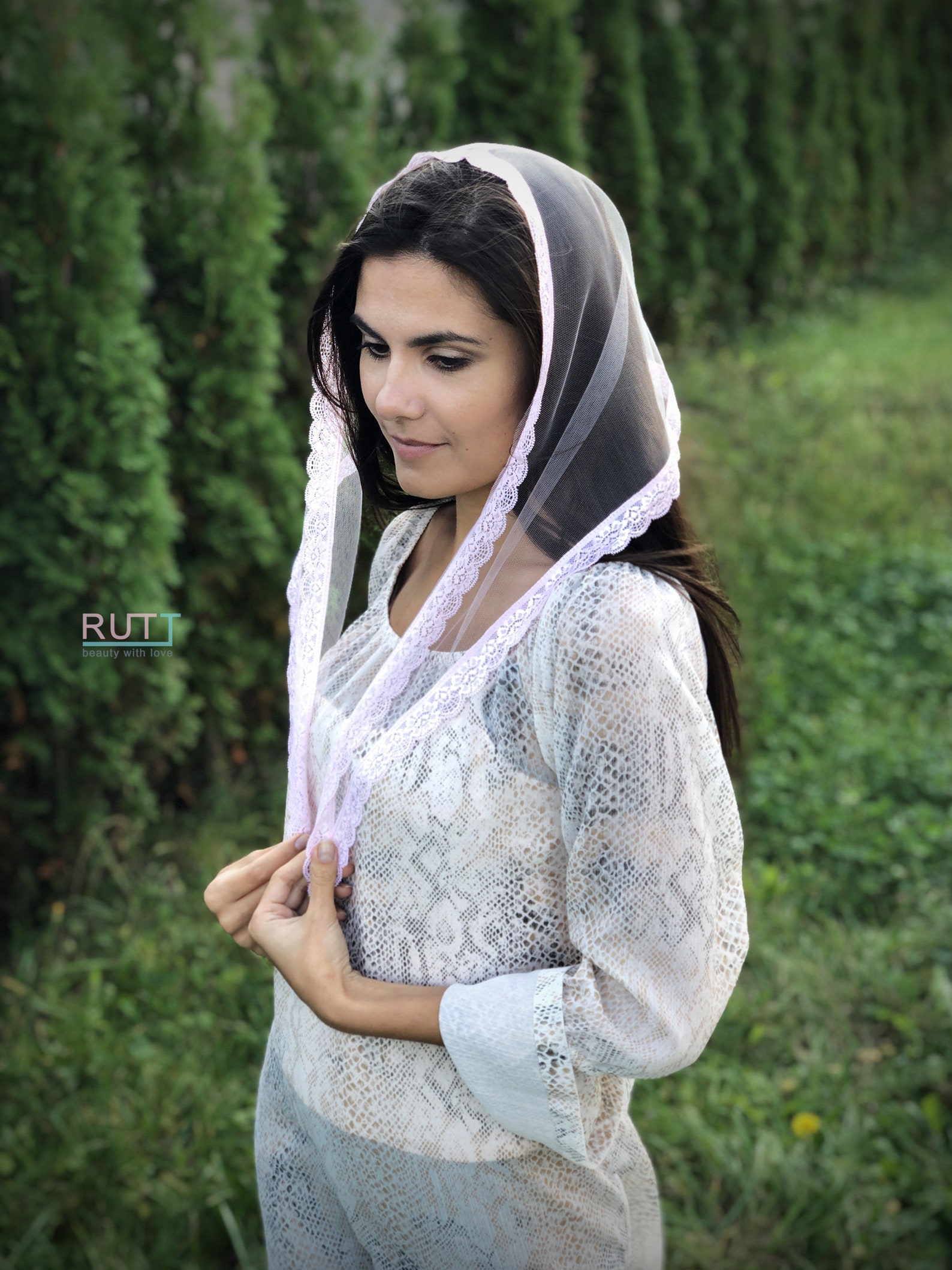 Lilac Church Head Covering Christian Women Head Wrap Orthodox - Etsy