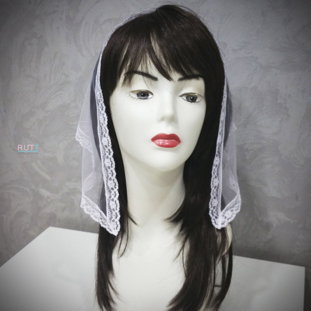 Church Head Covering Orthodox Short Head Wrap RUTTSHOP Catholic Veil ...