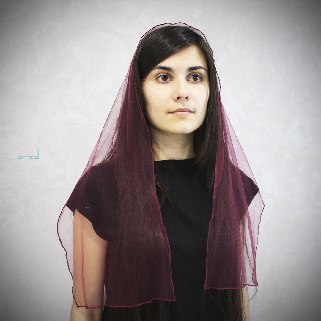 Religion Scarf Church Head Covering Wrap Orthodox Veil Catholic Shawl ...