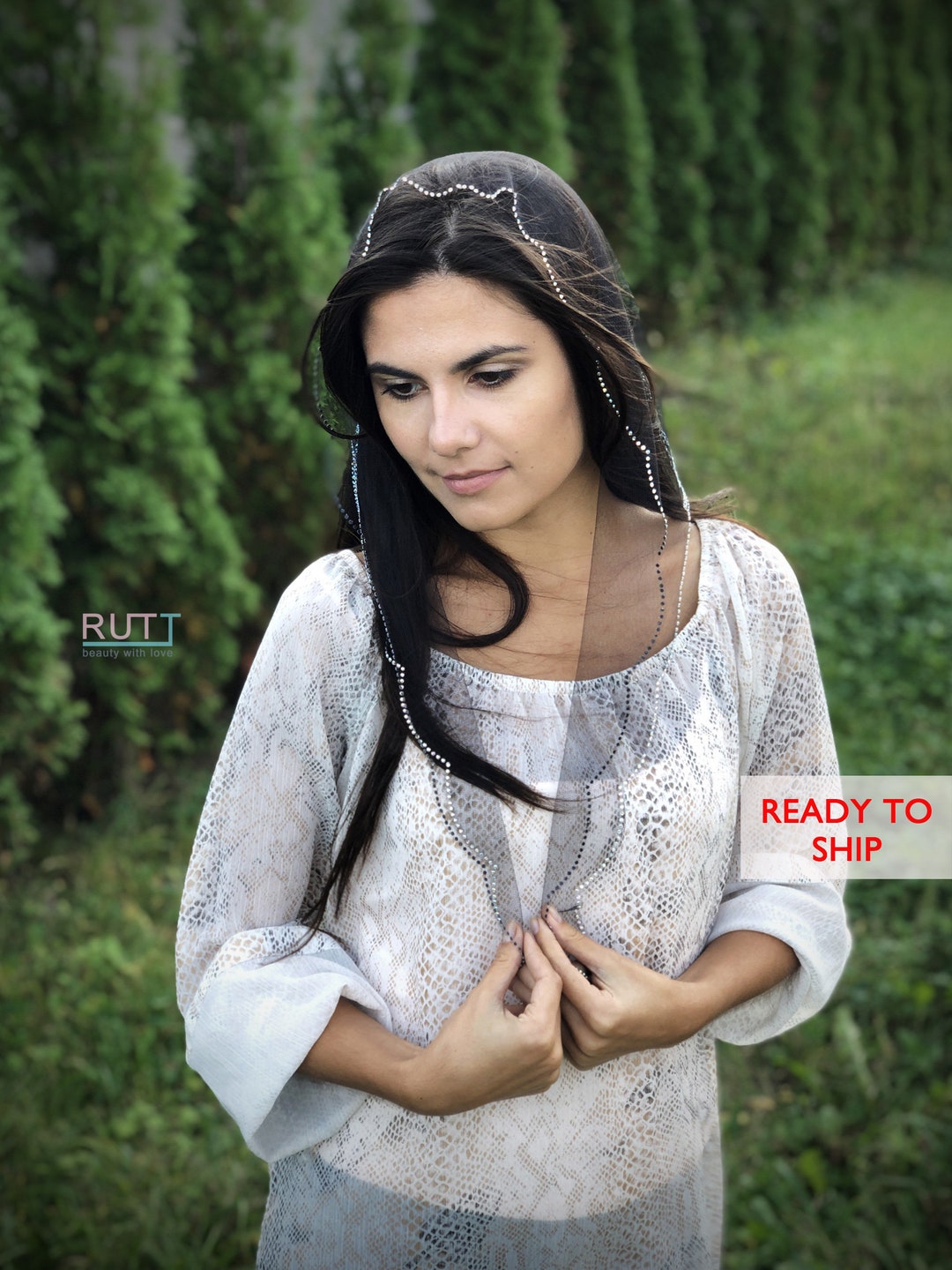 Church Scarf Head Covering Orthodox Veil Catholic Wrap Church or Chapel ...